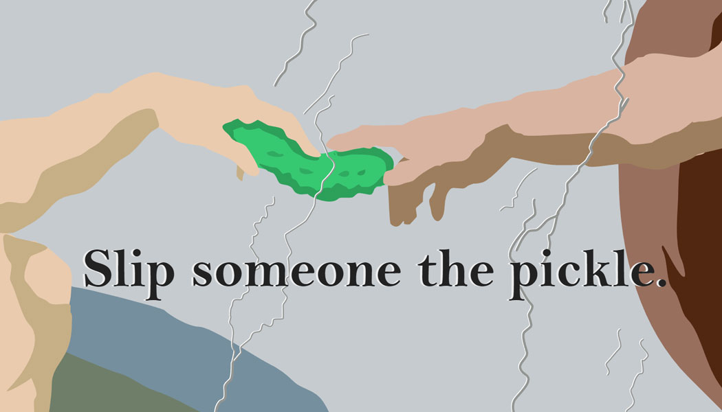 Slip the Pickle - Hilarious Gag Gift: One Pickle, Endless Laughter!